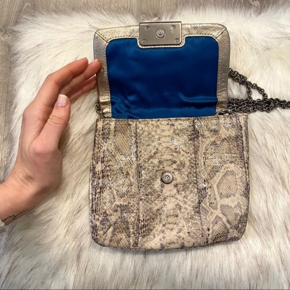 Coach | Bags | Coach Snakeskin Print Crossbody Purse | Poshmark